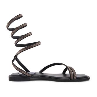 Steve Madden Strass Schwarzer Sandale Azaria Modell - - Shoes - Damen - Schwarzk - 38 1/2 EU