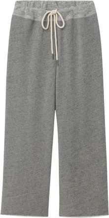 The Great. THE Great, Femme, Pantalons, Gris, Taille: 36 FR Wide Leg Cropped Sweatpant