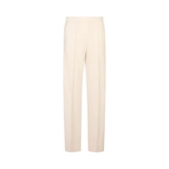 Agnona Straight Pantalons - Femme - Pantalons - Beige - Taille: 42 FR