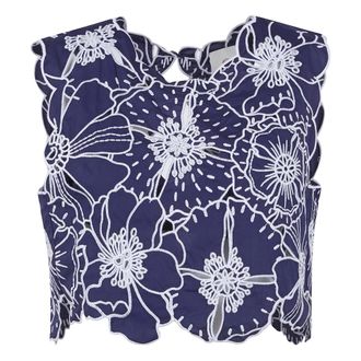 Farm Rio Farm Rio, Femme, Tops, Bleu, Taille: 36 FR Richelieu Top