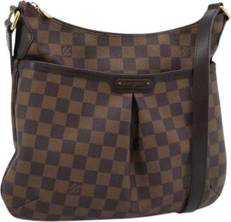 Louis Vuitton Sac bandouli&egrave;re Pre-owned - Toile Damier Ebene - Femme - Pre-owned - Brun - Taille: ONE Size