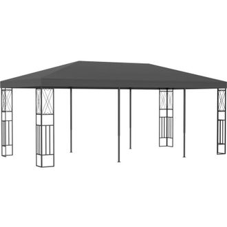 vidaXL Vidaxl - Belv&eacute;d&egrave;re 3x6 m Anthracite Tissu