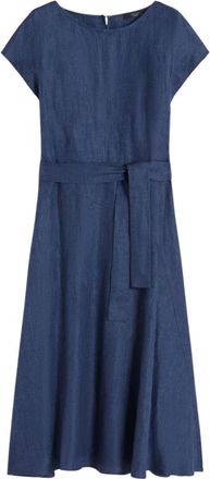 Max Mara Femme, Robes, Bleu, Taille: 44 FR Esordio Midi Dress