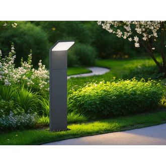 Trio Moderne led Pollerleuchte pearl aus Aluminium Anthrazit, H&ouml;he 50cm