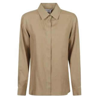 Max Mara Femme, Blouses et Chemises, Beige, Taille: 40 FR Max Mara Chemises