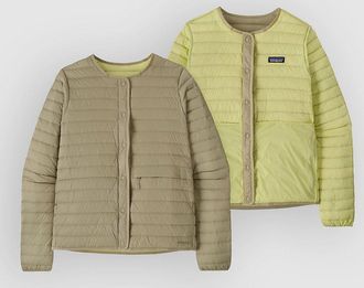 Patagonia Lw Reversible Down Sweater Strickjacke weathered stone