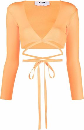 Msgm M. S.G. M. Top - Orange