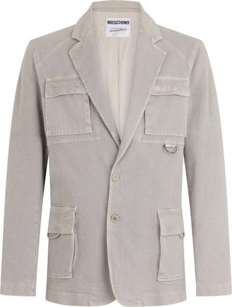 Moschino Herren, Jacken, Grau, LGr&ouml;&szlig;e