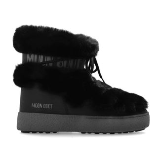 Moon Boot Schneestiefel MB Ltrack Faux Fur WP - - Shoes - Damen - Schwarzk - 36 EU