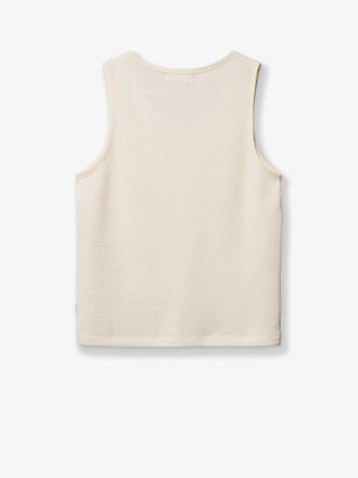 Woodbird Mens Tank Top Wblung Viscose Beige Polyester T-Shirts And Polos