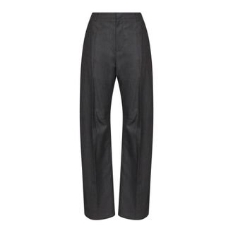 Maison Margiela Weit geschnittene Anzughose - - Trousers - Damen - Grau - 2XS