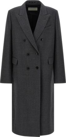 Dries Van Noten Homme, Manteaux, Gris, Taille: L Manteau crois&eacute;