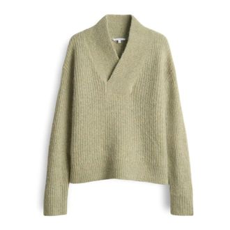 OPUS Ponelope V-Ausschnitt Strick - - Knitwear - Damen - Gr&uuml;n - L