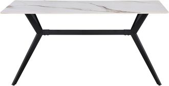 Habitat et Jardin Keramik-Esstisch Boreal - 4 bis 6 Personen - 160 cm - Wei&szlig;