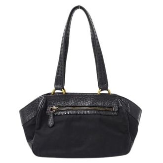 Prada Pre-owned Vintage Nylon Schultertasche - - Pre-owned - Damen - Schwarzk - ONE SIZE