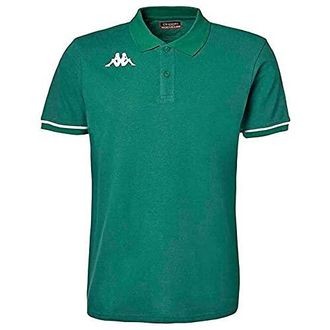 Kappa Barli Polo, Vert/Blanc, XXL Hommes