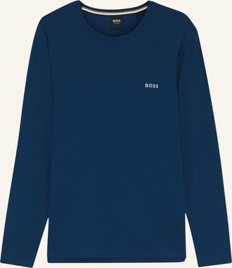 HUGO BOSS Schlafshirt Mix&Match blau