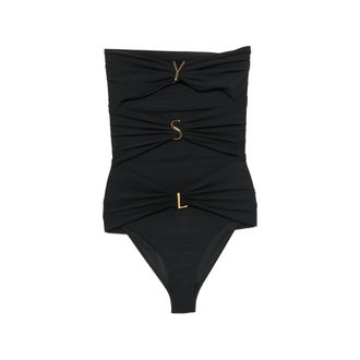 Saint Laurent YSL Strapless Swimsuit