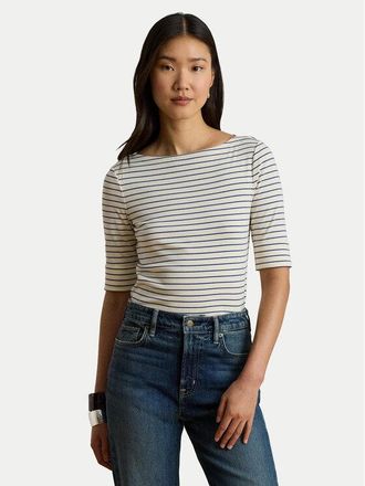 Lauren Ralph Lauren Bluse Judy 200P13919005 Creme Regular Fit