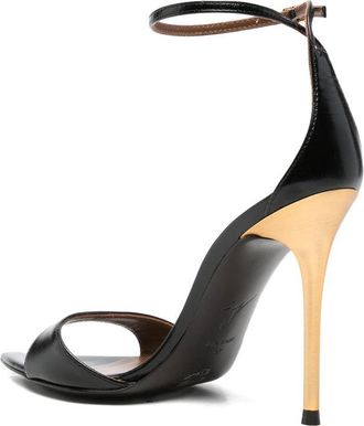 Giuseppe Zanotti Pointed Toe Calf Leather Heels - Black
