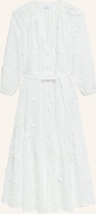 Comma Comma Kleid Mit 3/4-Arm weiss