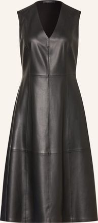 Elena Miro Elena Miro Kleid In Lederoptik schwarz
