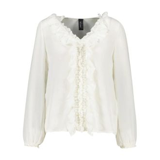 Marc Cain Damen, Blusen & Hemden, Wei&szlig;, XSGr&ouml;&szlig;e