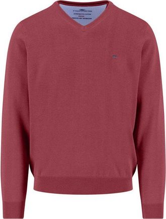 Fynch-Hatton Strickpullover mit Logo Stickerei