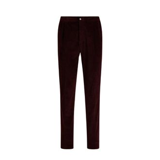 Kiton Cordhose Slim Fit - - Trousers - Herren - Rot - M