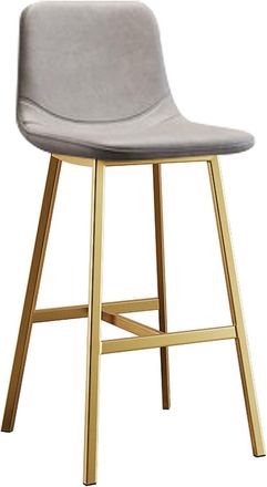 Generic Barhocker mit R&uuml;ckenlehne, 150 kg belastbar, aus PU-Leder, ideal f&uuml;r K&uuml;cheninseln; gepolsterte Barhocker mit Fu&szlig;st&uuml;tze; Esszimmerst&uuml;hle f&uuml;r die Bar