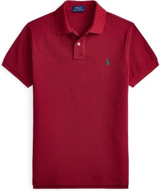 Ralph Lauren Piqu&eacute;-Poloshirt aus Baumwolle mit Logo-Stickerei, Slim Fit in