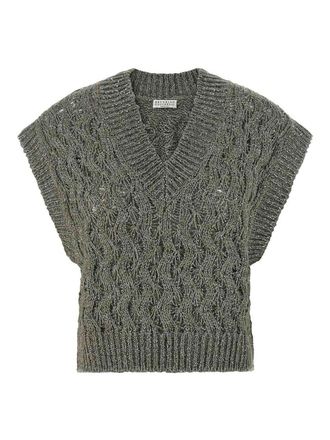 Brunello Cucinelli Gilet - Vert