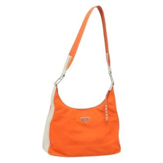 Prada Sac bandouli&egrave;re vintage Pre-owned - Femme - Pre-owned - Orange - Taille: ONE Size