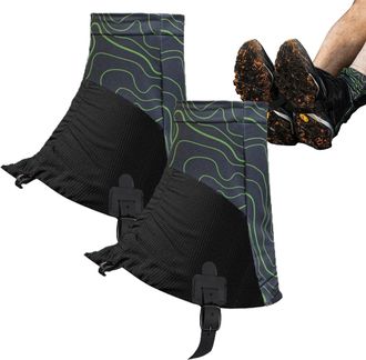 Generic Wanderstiefel - 1 Paar sanddichte Schuhabdeckung, verstellbarer Schutz f&uuml;r Outdoor-Schuhe | Laufen W&uuml;ste Camping Angeln Reise Bergsteigen Jagd Trekkin