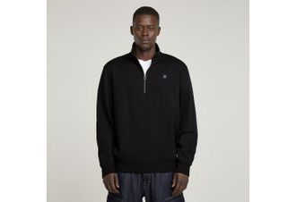 G-Star Sweatshirt Premium Core Half Zip mit Stehkragen