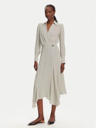 Elisabetta Franchi Hemdkleid AB86552E2 E84 Écru Regular Fit