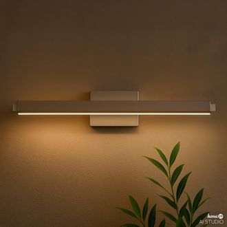 Fischer & Honsel home24 LED-Wandleuchte Pare 60cm Wei&szlig;/Silver White Hauptmaterial: Acrylglas Sekund&auml;rmaterial: Eisen, lackiert Nicht austauschbare LEDs