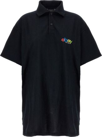 Balenciaga x eBay polo en coton - Noir