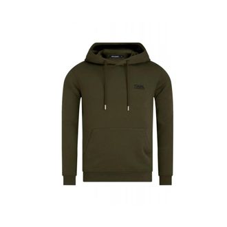 Karl Lagerfeld Logo Hoodie - - Sweatshirts & Hoodies - Herren - Gr&uuml;n - M