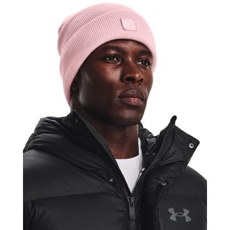 Under Armour Mens Beanies Mens Ua Halftime Cuff Beanie, Prime Pink, 1373155-647, OSFM, Einheitsgröße