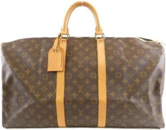 Louis Vuitton unisex, Pre-owned, Brun, Taille: ONE Size Keepall Bandouli&egrave;re 55 Boston Bag Pre-owned