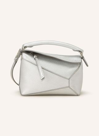 Loewe Umh&auml;ngetasche Puzzle Edge Mini silber