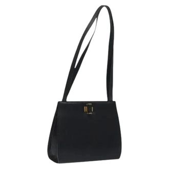 Ferragamo Sac bandouli&egrave;re Pre-owned - Femme - Pre-owned - Noir - Taille: ONE Size