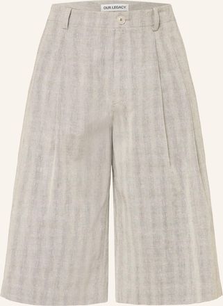 Our Legacy Our Legacy Shorts Split Mit Leinen beige