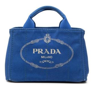 Prada Pre-owned Canvas Satchel - - Pre-owned - Damen - Blau - ONE SIZE