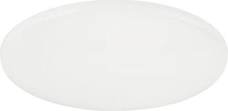 Eglo LED Deckenleuchte Rapita, runde Einbauleuchte, Deckenlampe aus Aluminium und Kunststoff in Wei&szlig;, Einbaustrahler in warmwei&szlig;, &Oslash; 15,5 cm