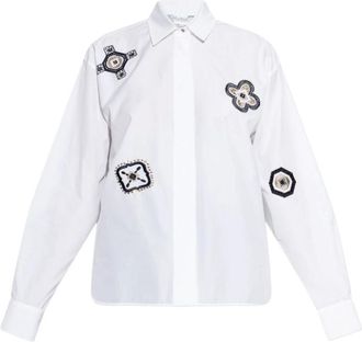 Max Mara Femme, Blouses et Chemises, Blanc, Taille: 42 FR Chemises