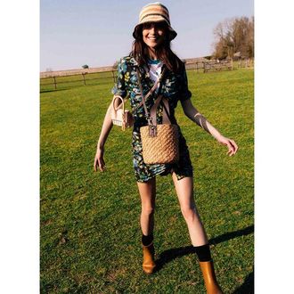 Au Printemps Paris Baumwollsocken - Schwarz