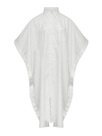 Maison Margiela Knielanges Kleid - Wei&szlig;