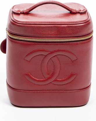 Chanel Crossbody Bags - CC Vanity Case - Gr. unisize - in Rot - f&uuml;r Damen